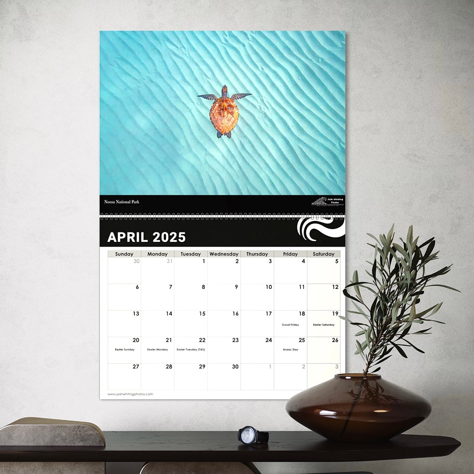 2025 Wall Calendar - Large wall Calendar - Australia Wall Calendar ...