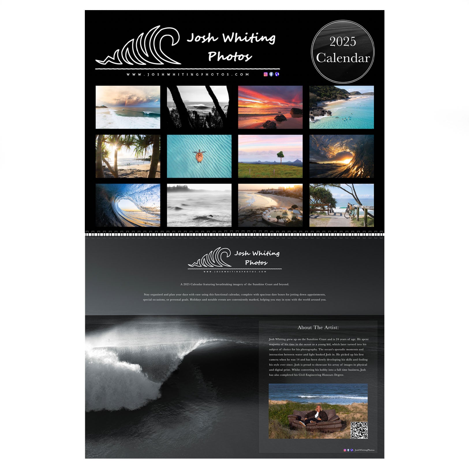 2025 Wall Calendar - Large wall Calendar - Australia Wall Calendar ...