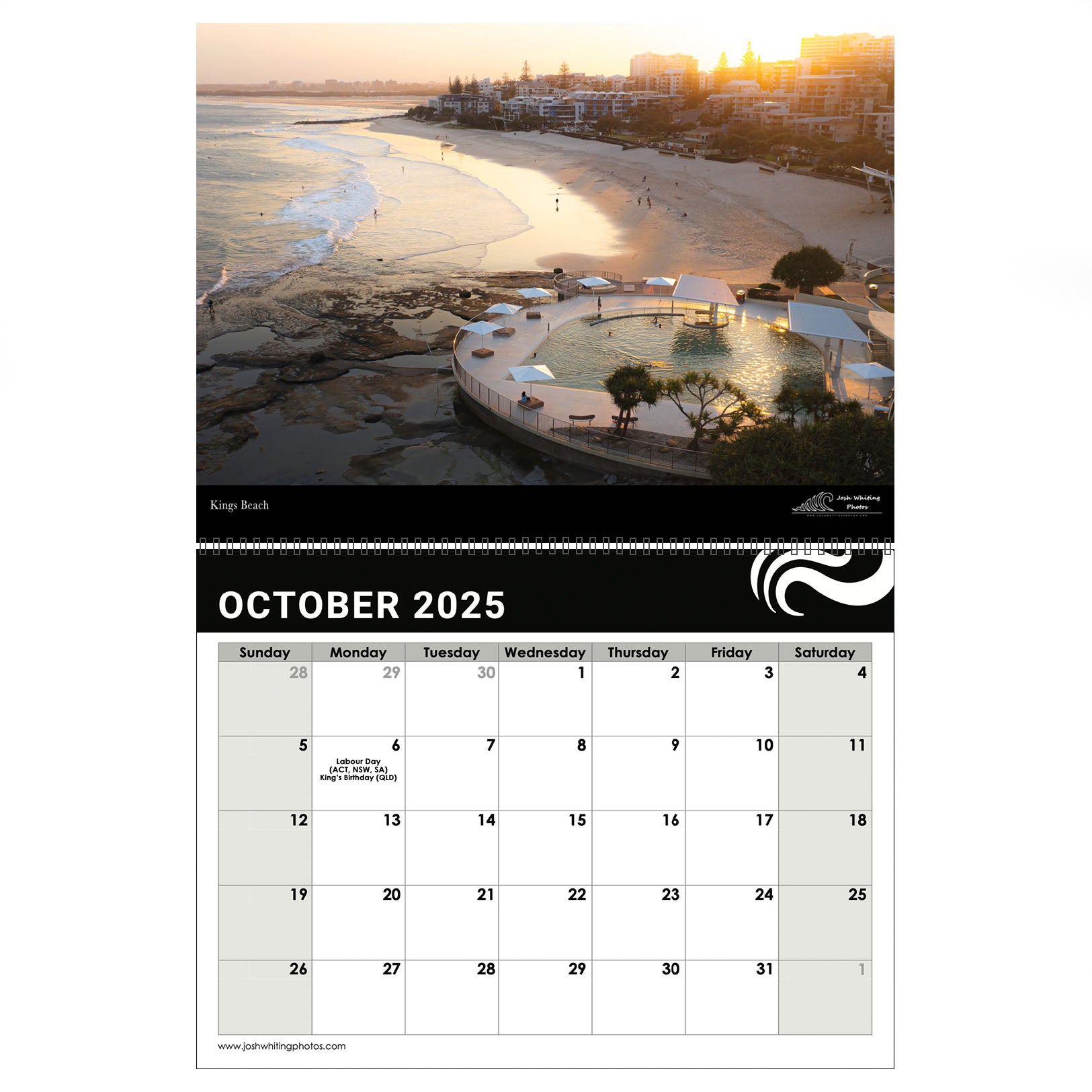 2025 Wall Calendar - Large wall Calendar - Australia Wall Calendar ...